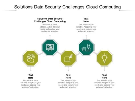 Solutions Data Security Challenges Cloud Computing Ppt Powerpoint Presentation Infographics