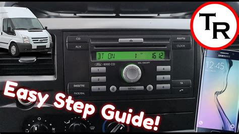 FORD 6000 CD Phone Pairing via Bluetooth, Transit MK 7 Bluetooth ...