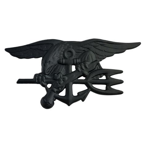 Us Navy Special Warfare Seal Black Trident Insignia