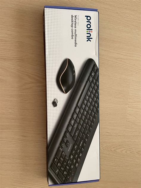 Prolink Pcwm Elegant Wireless Multimedia Desktop Combo Wireless Keyboard Mouse