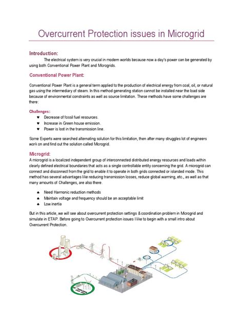 Overcurrent Protection Coordination Issues In Microgrids Pdf