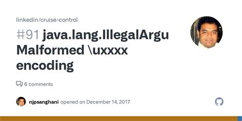 java lang illegalargumentexception malformed uxxxx encoding · issue 91 · linkedin cruise