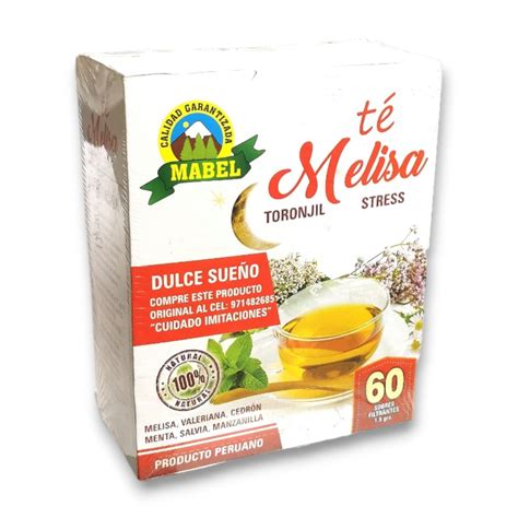 Té De Melisa Toronjil 60 Bolsitas Almayun