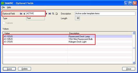 Populate Items On Order Entry Screen Using Template Code Sage 300 Erp