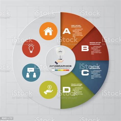4 단계 인포 그래픽 프레 젠 테이 션 템플릿입니다 Eps 10입니다 0명에 대한 스톡 벡터 아트 및 기타 이미지 0명 3차원 형태 개념 Istock