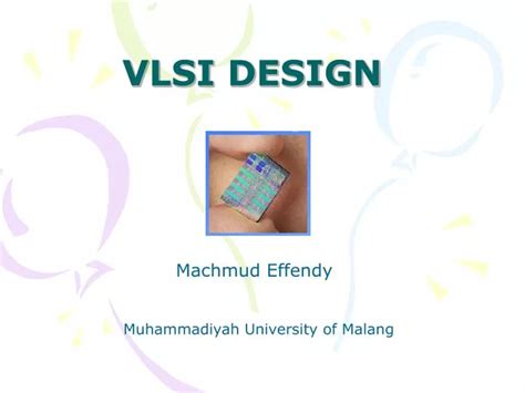 PPT VLSI DESIGN PowerPoint Presentation Free Download ID