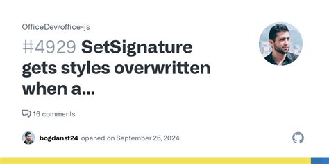 Setsignature Gets Styles Overwritten When A Normalemaildotm File Is