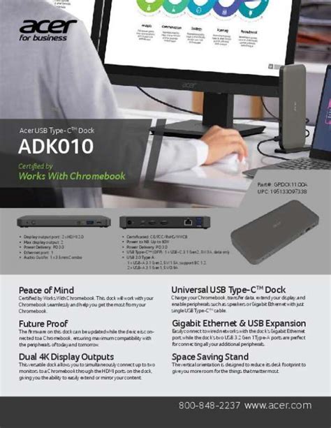 Acer Usb Type C™ Dock