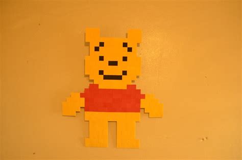 Pixel Art Winnie Pooh Winnie The Pooh Pixel Art Art Arts And Crafts