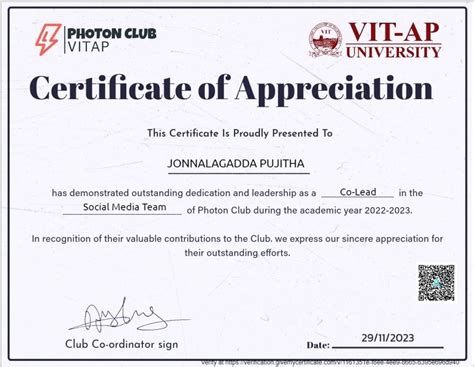 Pujitha Jonnalagadda On Linkedin Photonclub Vitap Socialmediateam