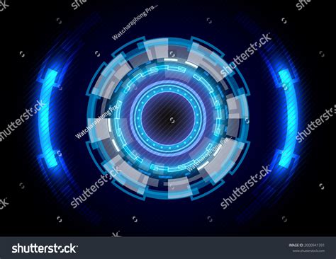 미래의 홀로그램 Sci Fi 빛나는 Hud 원하이테크 스톡 벡터로열티 프리 2000941391 Shutterstock
