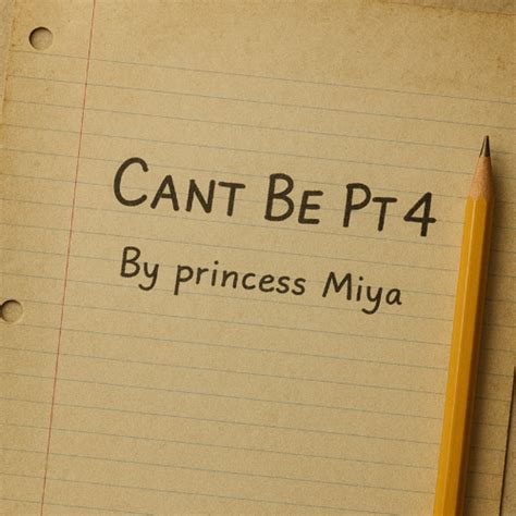 Stream Cant Be Pt4 By Princess Miya Listen Online For Free On Soundcloud