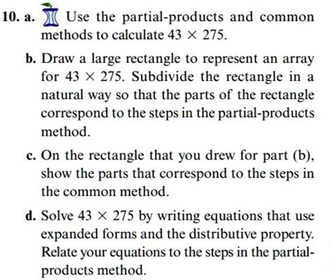 What Is A Partial Product Method
