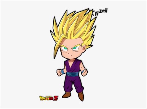 Gohan Ssj2 Chibi By Krizeii On Deviantart 400x533 Png Download Pngkit