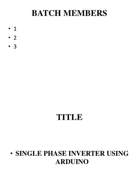 Single Phase Inverter Using Arduino Pdf Power Inverter Electric Motor
