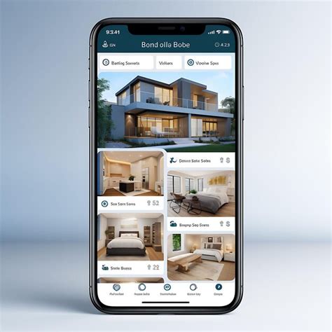 Premium Ai Image Mobile App Design Of Real Estate Property Listings App Design Professional
