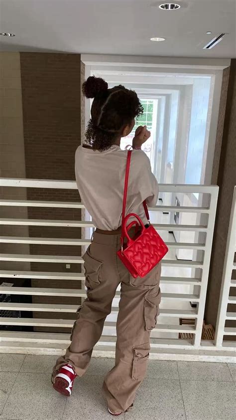 Tan And Red Fit 🫶🏽 Swag Outfits For Girls Really Cute Outfits Cute