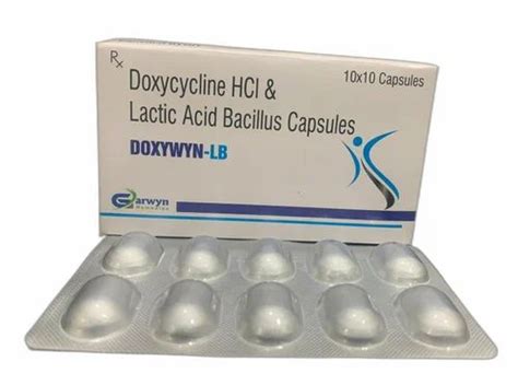 Doxycycline Hci Lactic Acid Bacillus Capsules At ₹ 1290box