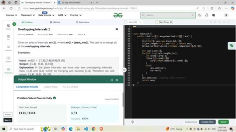 Gfg160 Gfg160 Geeksstreak2025 Intervals Greedy Sorting Dsa