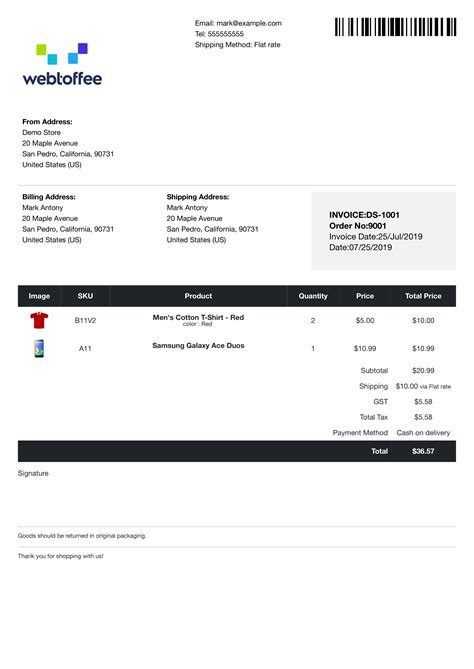 Woocommerce Pdf Invoices Packing Slips Delivery Notes And Shipping Labels Webtoffee