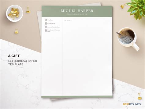 Experienced Teacher Resume Template Masterbundles