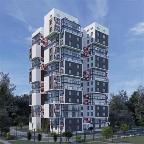 Многоэтажный жилой дом