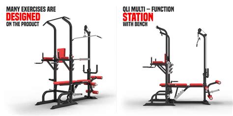 Qli Multi Function Station With Bench Qmsb150 All In One Fitness Hub