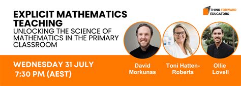 Explicit Mathematics Teaching Unlocking The Science Of Mathematics In The Primary Classroom