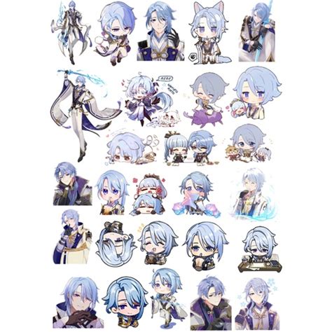 sticker Kamisato Ayato genshin impact ảnh dánKamisato Ayato genshin Shopee Việt Nam