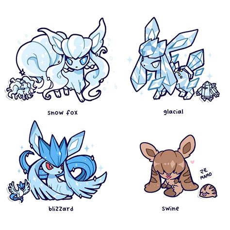 Mamobot Alolan Ninetales Articuno Glaceon Regice Swinub Nintendo