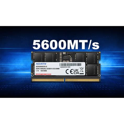 Adata Ddr5 5600mhz 16gb 1x 16gb So Dimm Laptop Ram