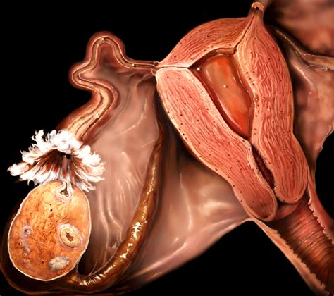Reproductive Organs Ovaries And Uterus In The Male Body Surg