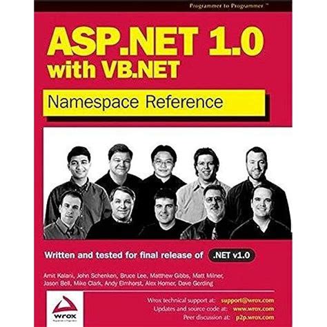 تسوق Aspnet 10 Namespace Reference Using Visual Basicnet Ed 1 اونلاين جوميا مصر