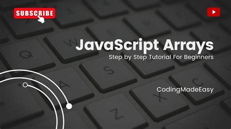 Javascript Array Javascript Tutorial For Beginners Learn Javascript With Ease Coding