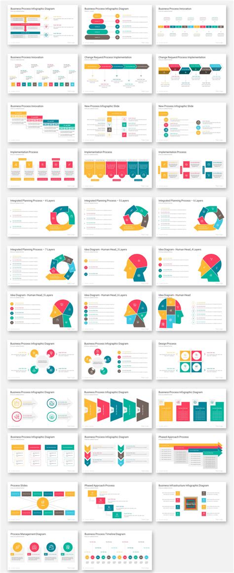 Process Diagrams PowerPoint Template Design TemplateMonster