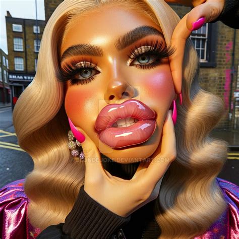 Bimbo Lips By Blondejoke On Deviantart