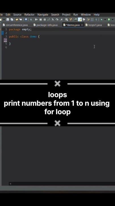 Print Numbers From 1 To N Using Loopsviralvideo Youtube Java Views Coding Viralshorts My