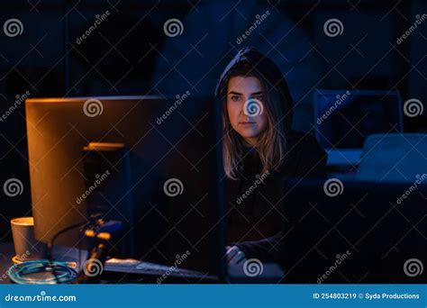 Hacker Using Computer Virus For Cyber Attack Stock Image Image Of Cyberattack Malware 254803219