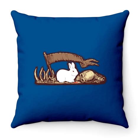 Killer Rabbit Monty Python And The Holy Grail Throw Pillows Sold By Inhaler Hunched Sku