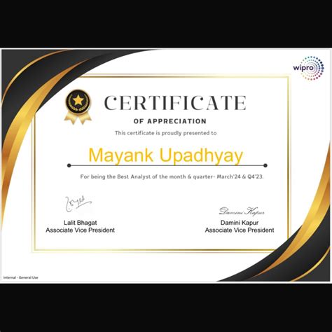 mayank upadhyay on linkedin wipro