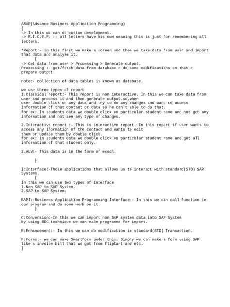 Abap Introduction Pdf