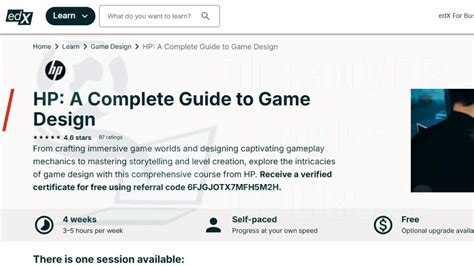 Top 5 Free Game Design Courses With Certificates 2025 Discover Free Courses