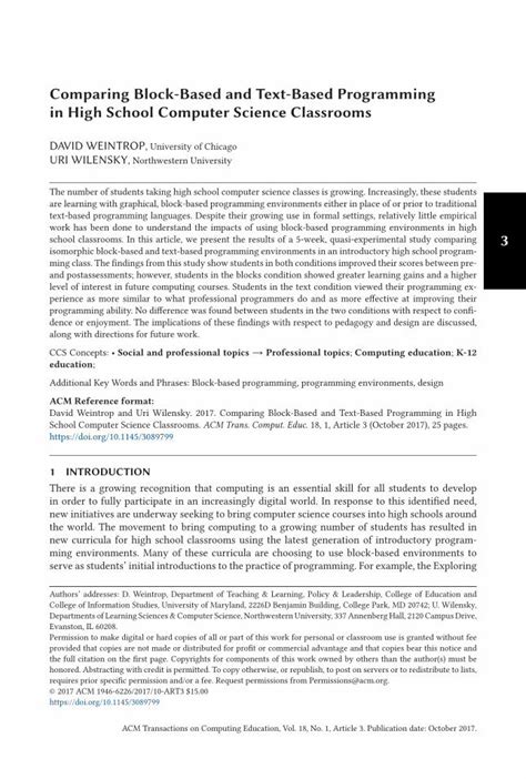 Pdf Comparingblock Basedandtext Basedprogramming · 2018 07 05 · Comparingblock Basedandtext