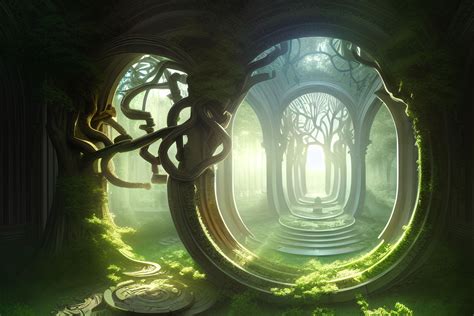 Scenes From The Elven Lands Elven Portal By Abyssal Explorer On Deviantart