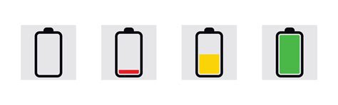 Premium Vector Battery Level Icon Set