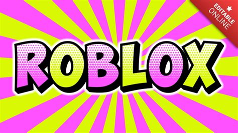 Roblox Two Tone Comic Font Text Effect Generator