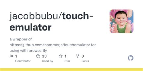 Github Jacobbubu Touch Emulator A Wrapper Of Https Github Hammerjs Touchemulator For