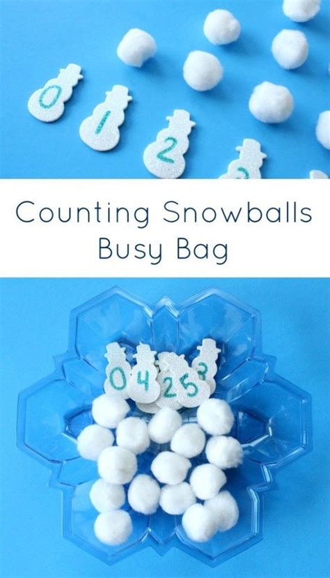 Counting Snowballs Winter Math Activity Fantastic Fun And Learning