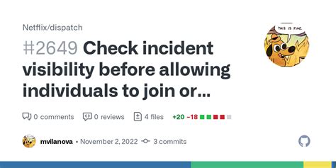 Check Incident Visibility Before Allowing Individuals To Join Or