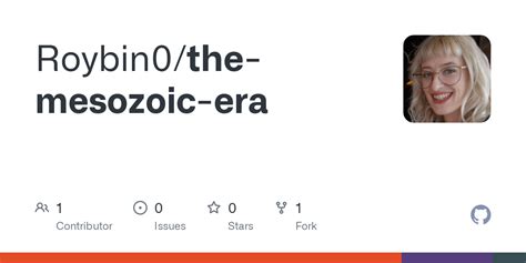 Github Roybin0the Mesozoic Era
